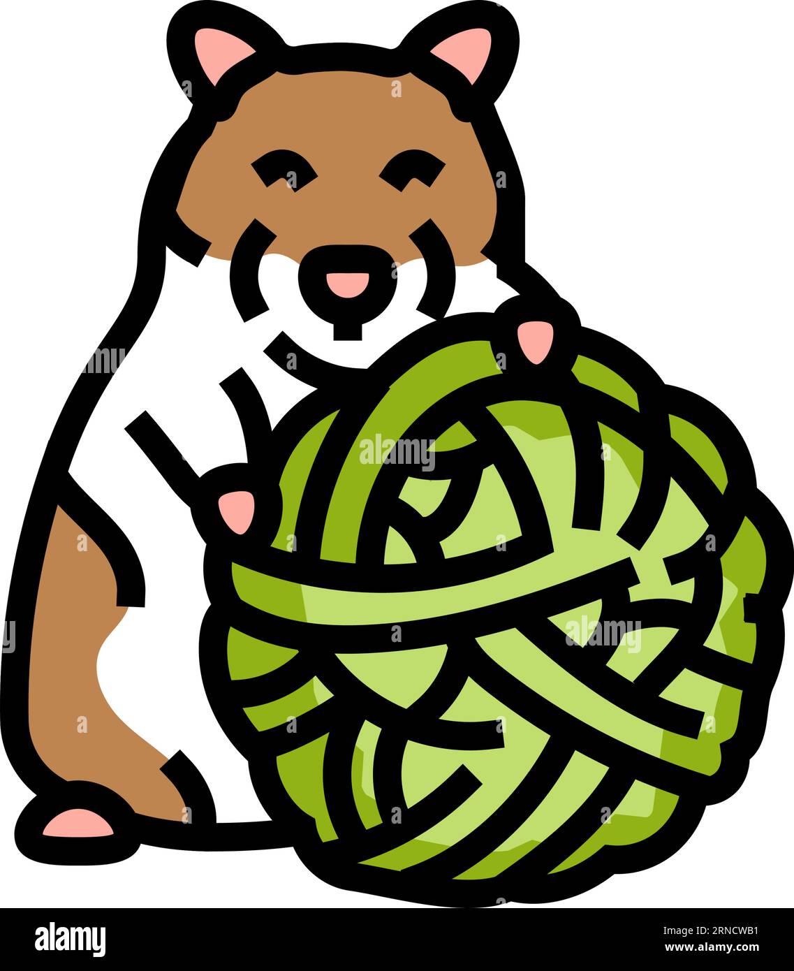 Hamster toy pet icon Stock Vector Images - Alamy