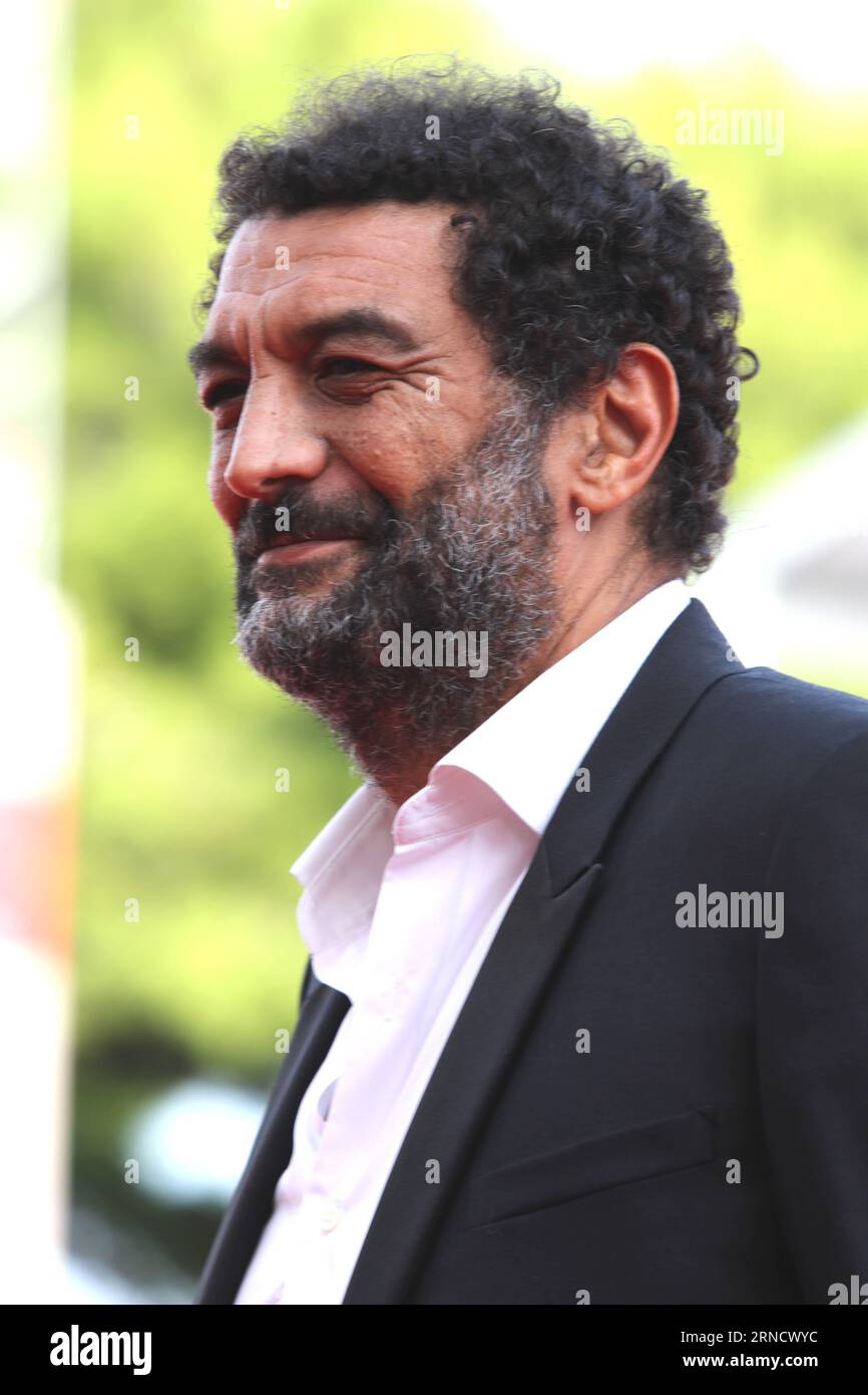 Italy, Lido di Venezia, August 31, 2023: Ramzy Bedia, attends the red ...