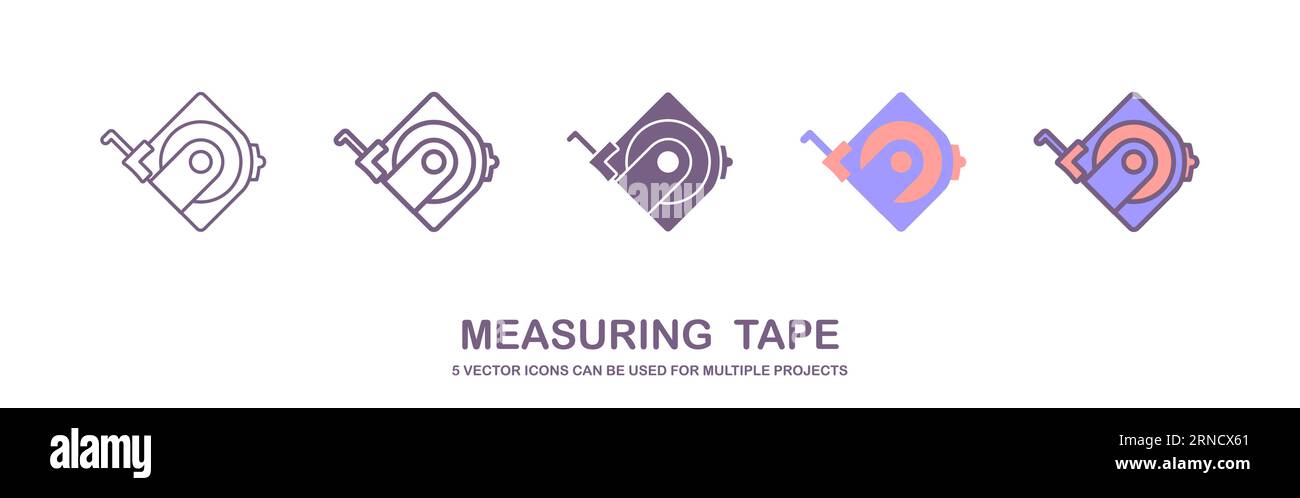 Measuring Tape Tool Icon Image Vector Illustration Stock Vector Image And Art Alamy