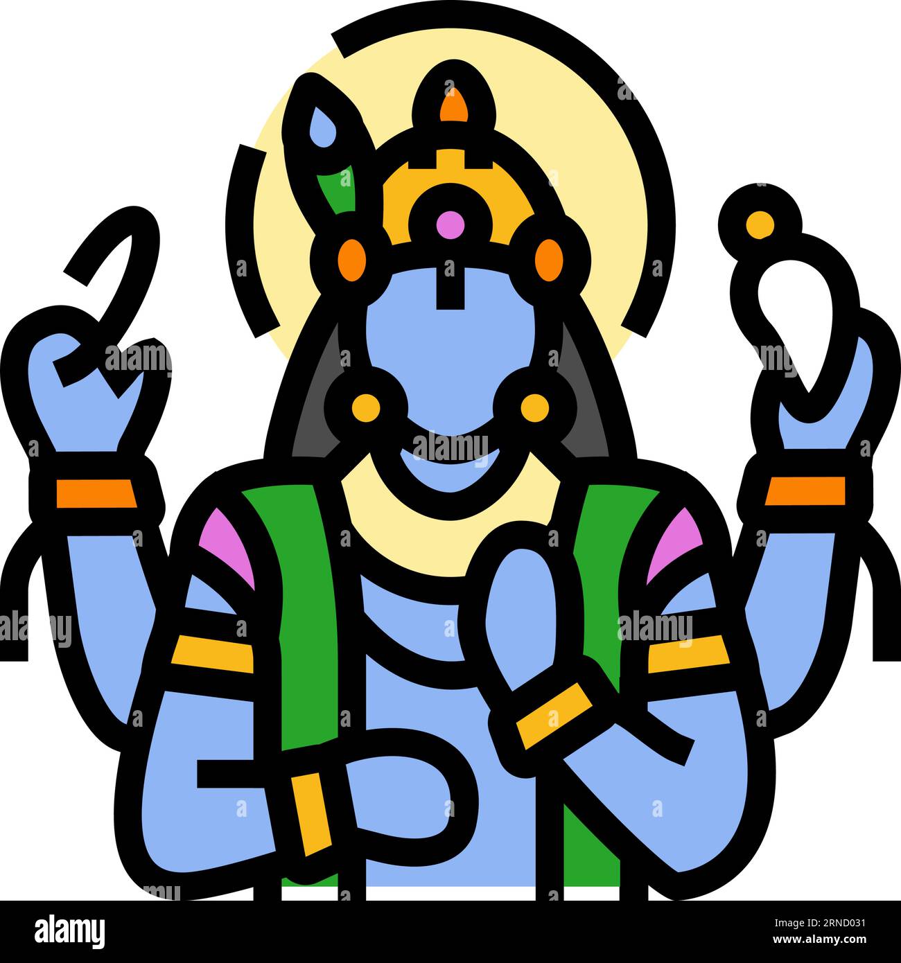vishnu god indian color icon vector illustration Stock Vector Image ... vishnu god indian color icon vector illustration Stock Vector Image ...