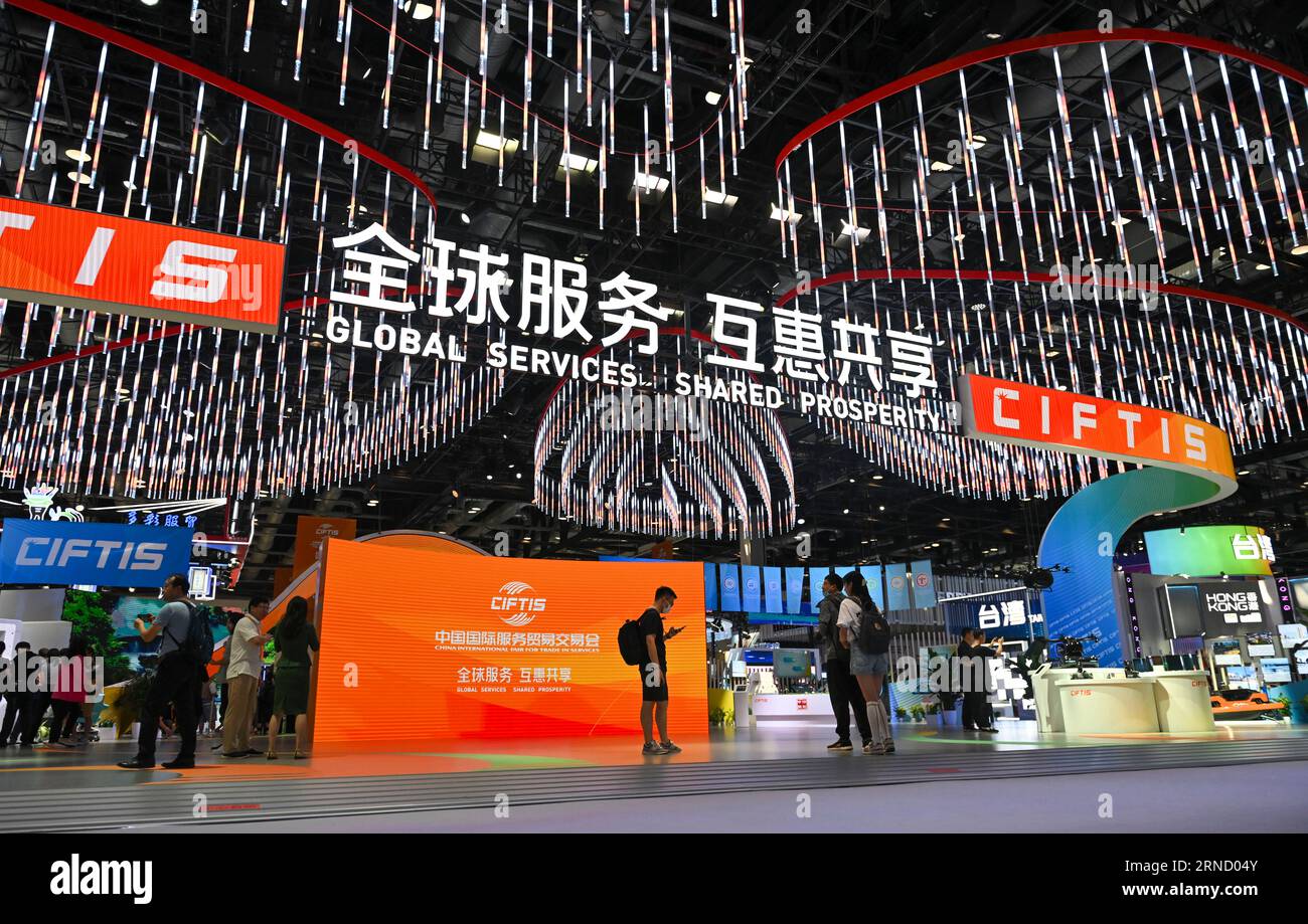 Beijing, China. 1st Sep, 2023. This photo taken on Sept. 1, 2023 shows ...