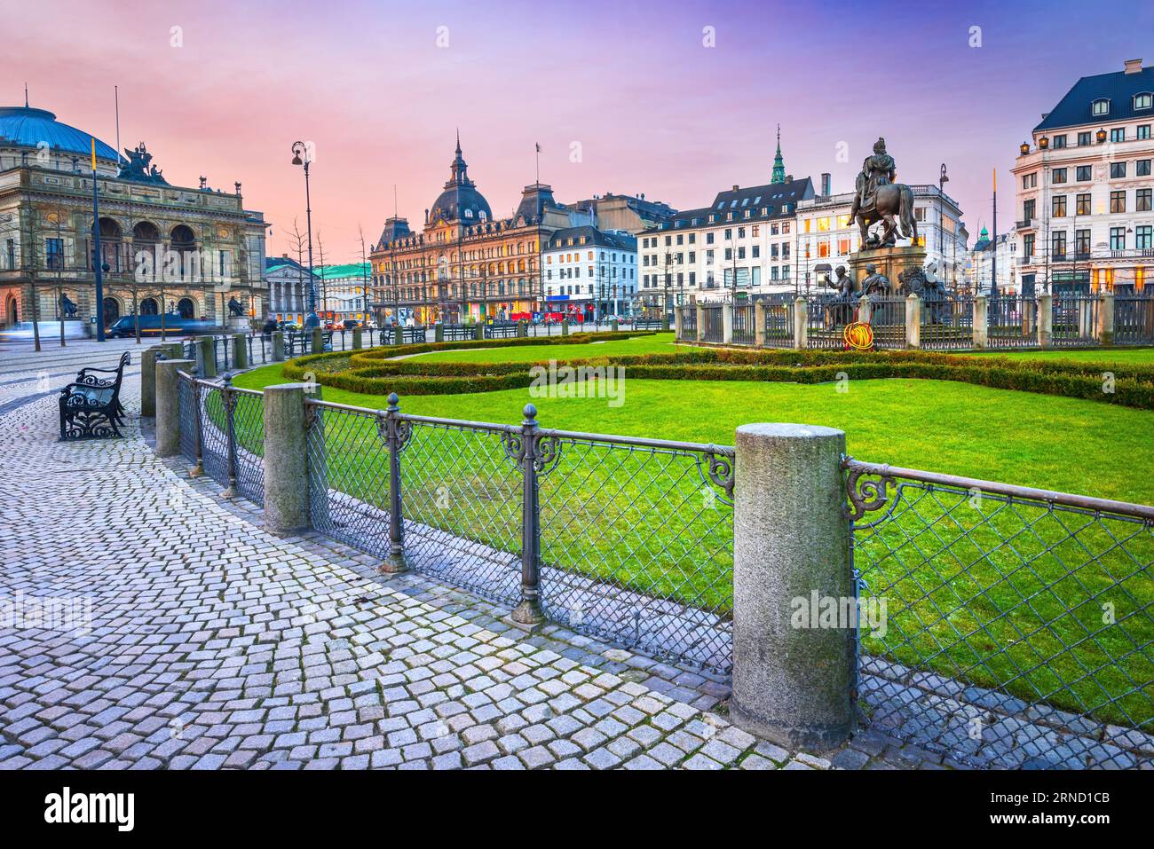 The King's New Square, Kongens Nytorv is a public square in Copenhagen ...