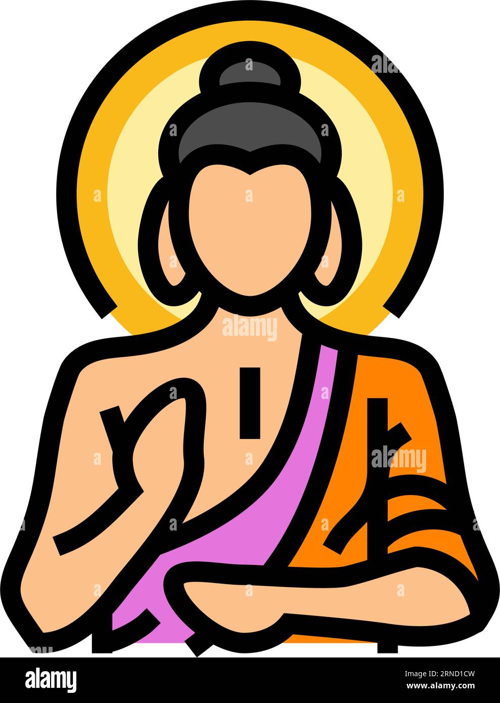 Mathura buddha Stock Vector Images - Alamy