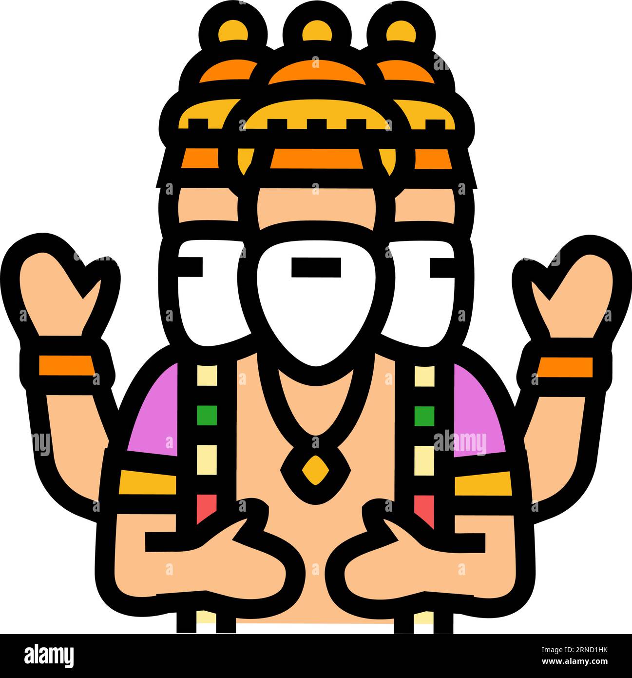 brahma god indian color icon vector illustration Stock Vector Image ... brahma god indian color icon vector illustration Stock Vector Image ...