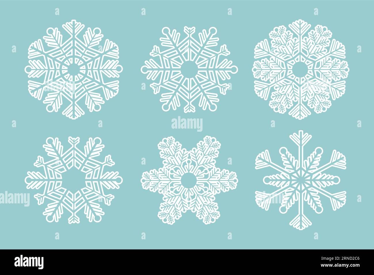 Snowflake crystal elegant line christmas decoration on dark background ...