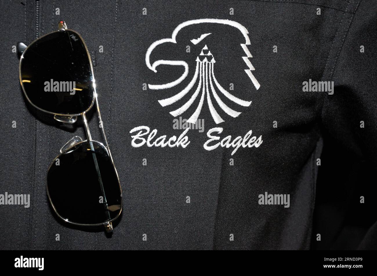 Flying suit badge of the Black Eagles Aerobatic Team of Republic of ...