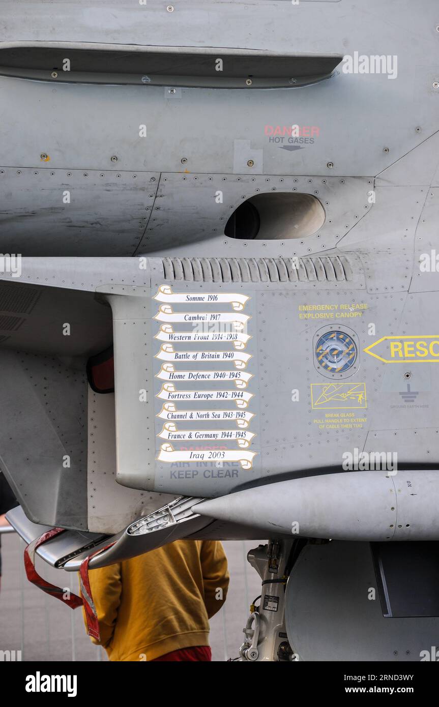 Raf eurofighter typhoon special tail hi-res stock photography and ...