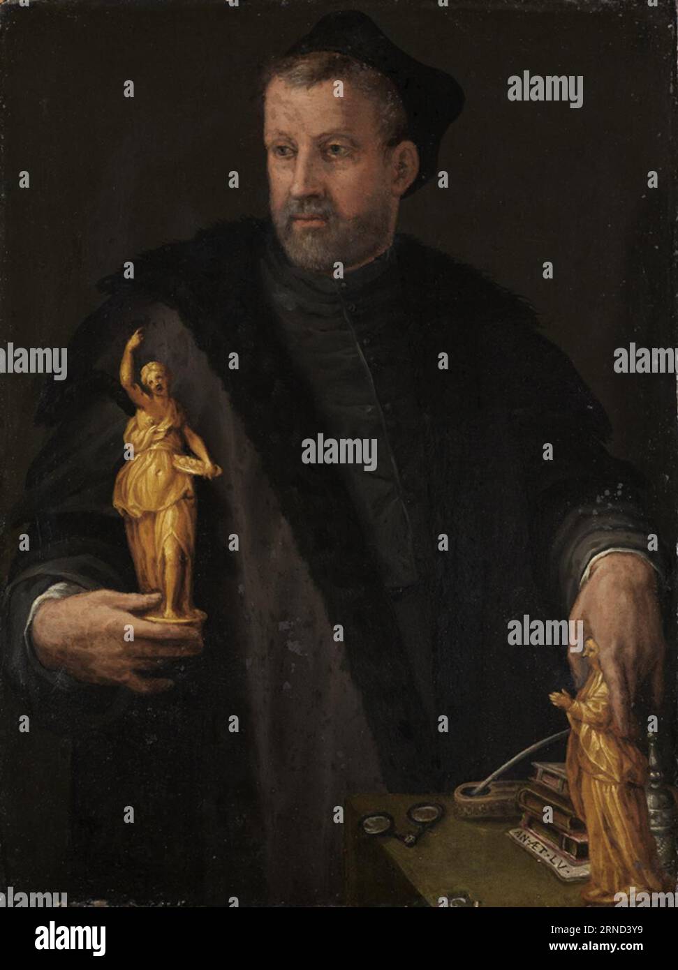Porträt des Don Vincenzio Borghini between circa 1570 and circa 1580 by ...