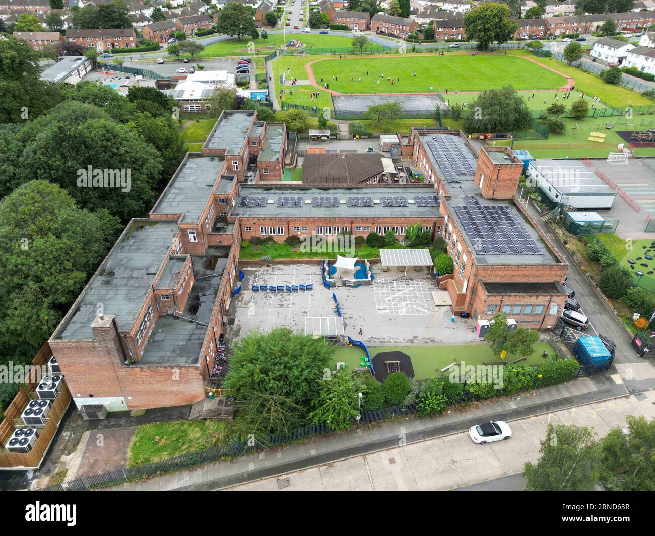 A general view of Parks Primary School in Leicester which has been ...