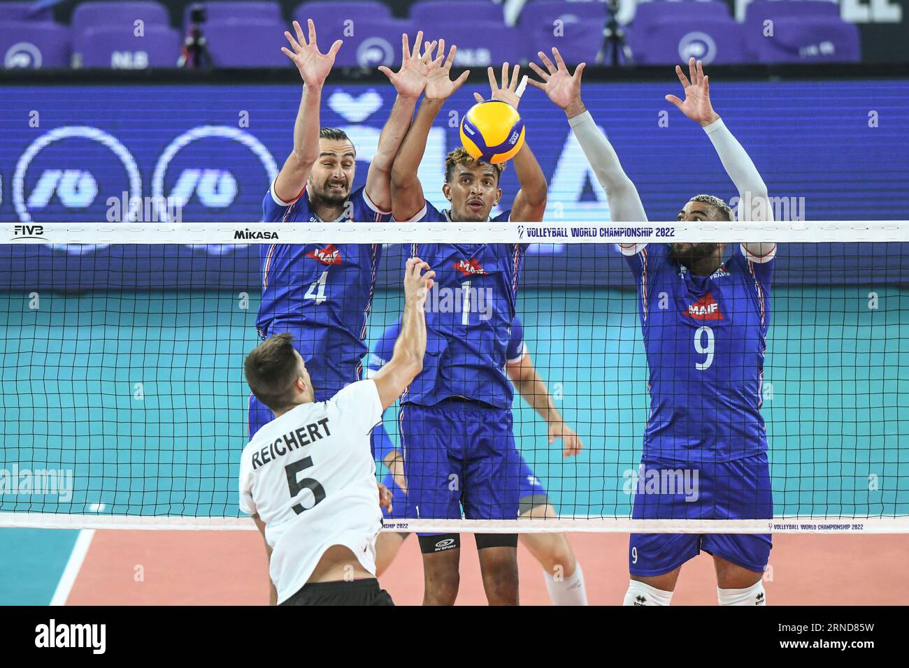 Jean Patry, Barthelemy Chinenyeze, Earving Ngapeth (France); Moritz ...