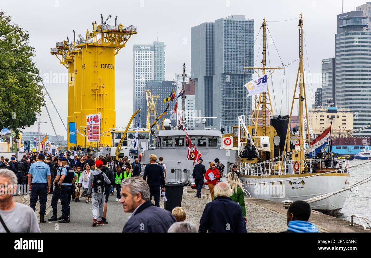 ROTTERDAM - Visitors during the first day of the 46th World Port Days ...