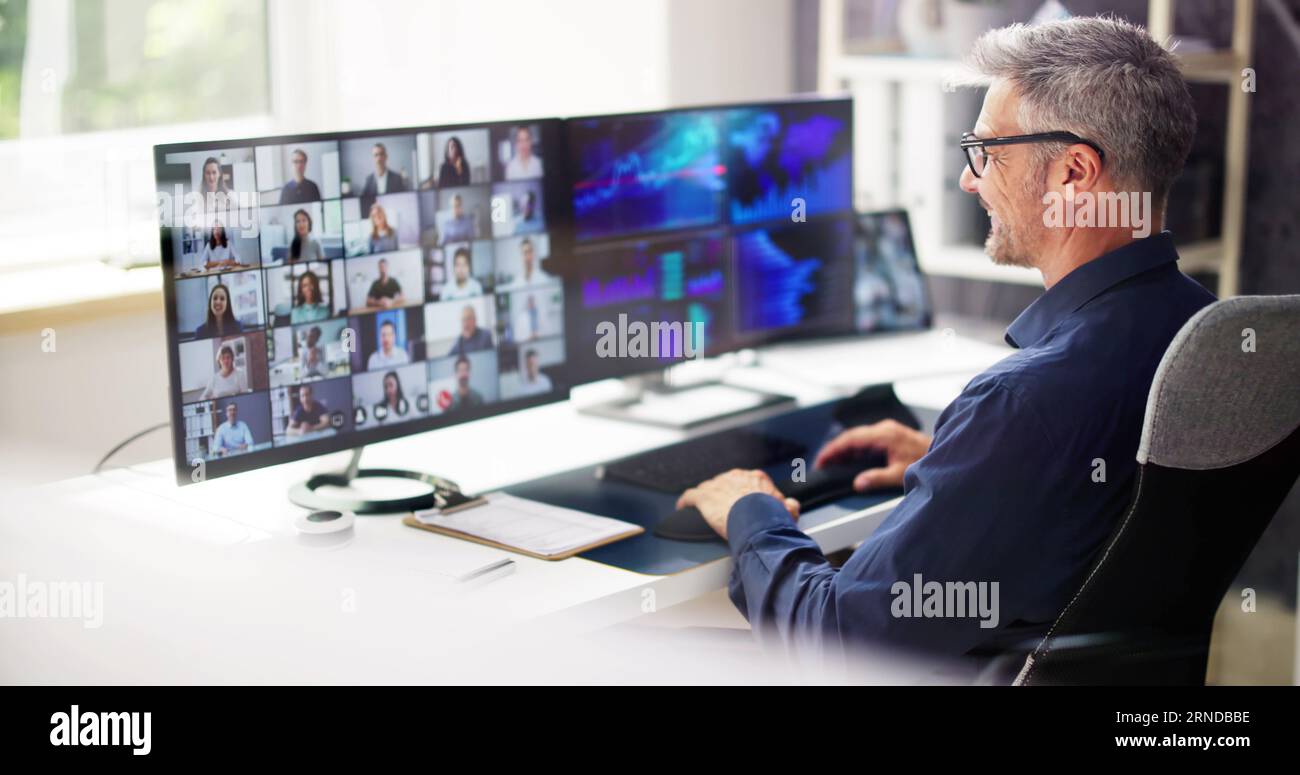 Multiple video screens call hi-res stock photography and images - Alamy