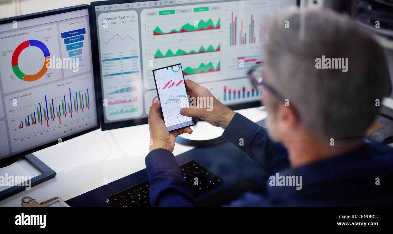 Kpi dashboard data analytics system hi-res stock photography and images ...
