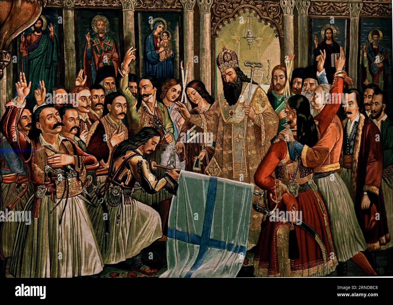 Germanos bishop of old patras hi-res stock photography and images - Alamy