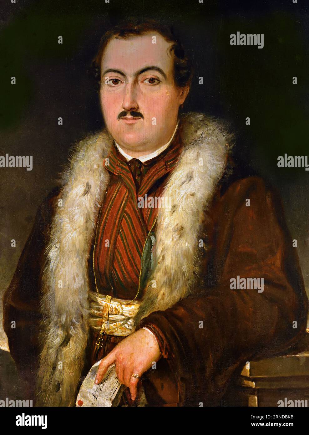 Jewish philhellene merchant N.Volkovic from Moldania by Unknown Artist ...