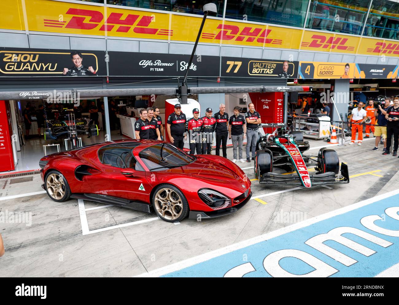 Monza, Italy. 31st Aug, 2023. Alejandro MESONERO (Alfa Romeo Designer ...