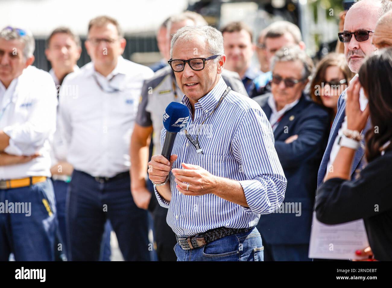 Monza, Italy. 31st Aug, 2023. Stefano Domenicali (ITA, President & CEO of Formula 1 Group ...
