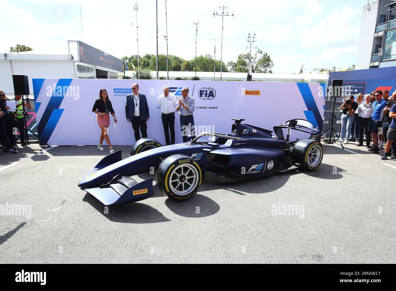 Monza, Italy. 31st Aug, 2023. Laura Winter (TV presenter), Robert Reid ...
