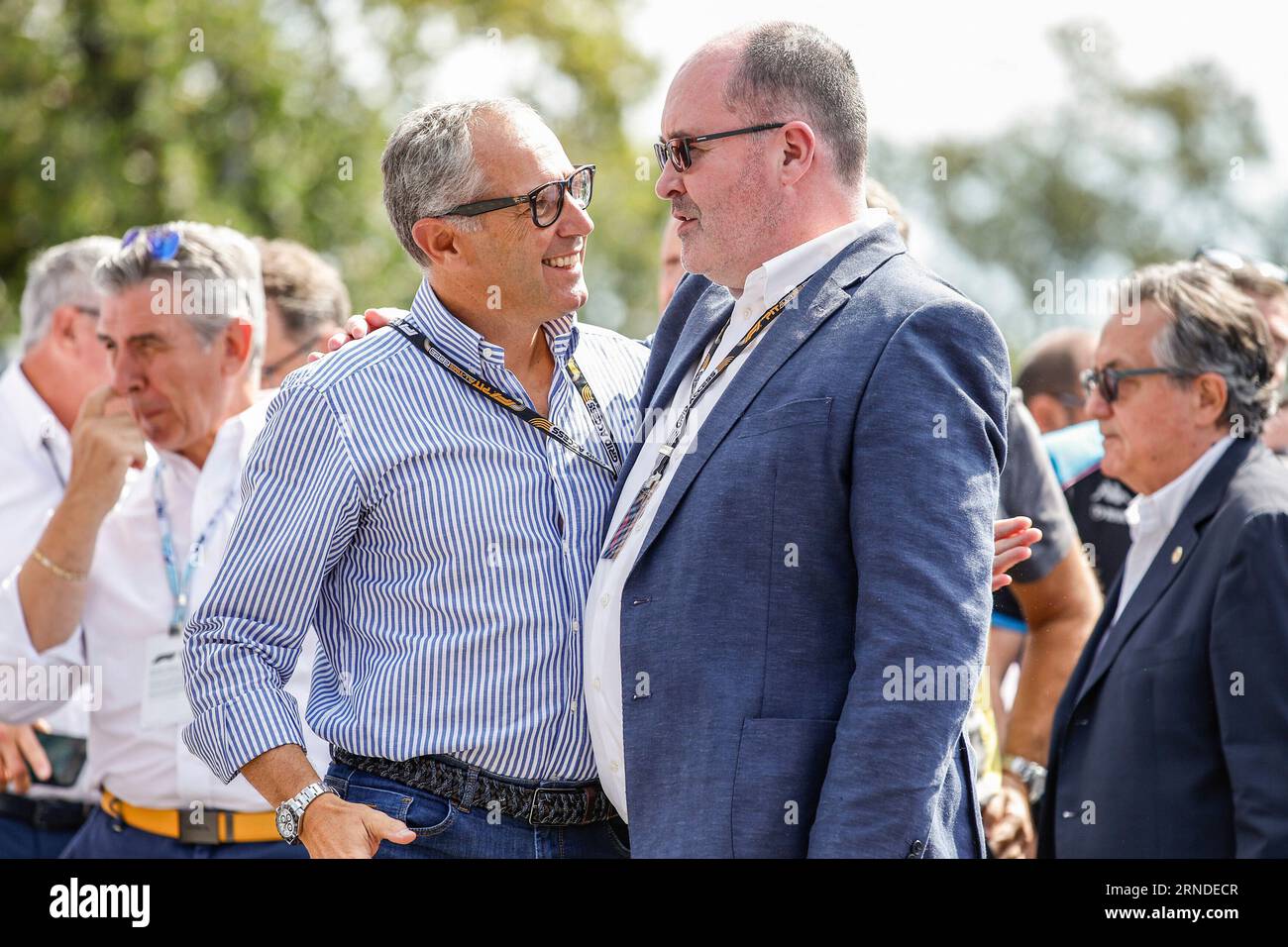 Monza, Italy. 31st Aug, 2023. Stefano Domenicali (ITA, President & CEO ...