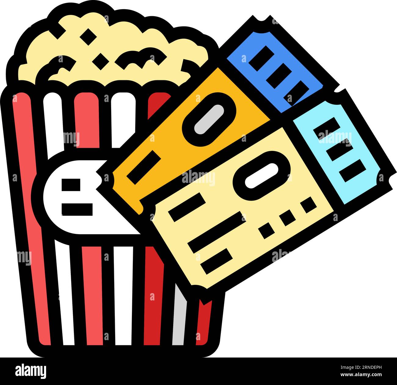 Pile of tickets Stock Vector Images - Alamy