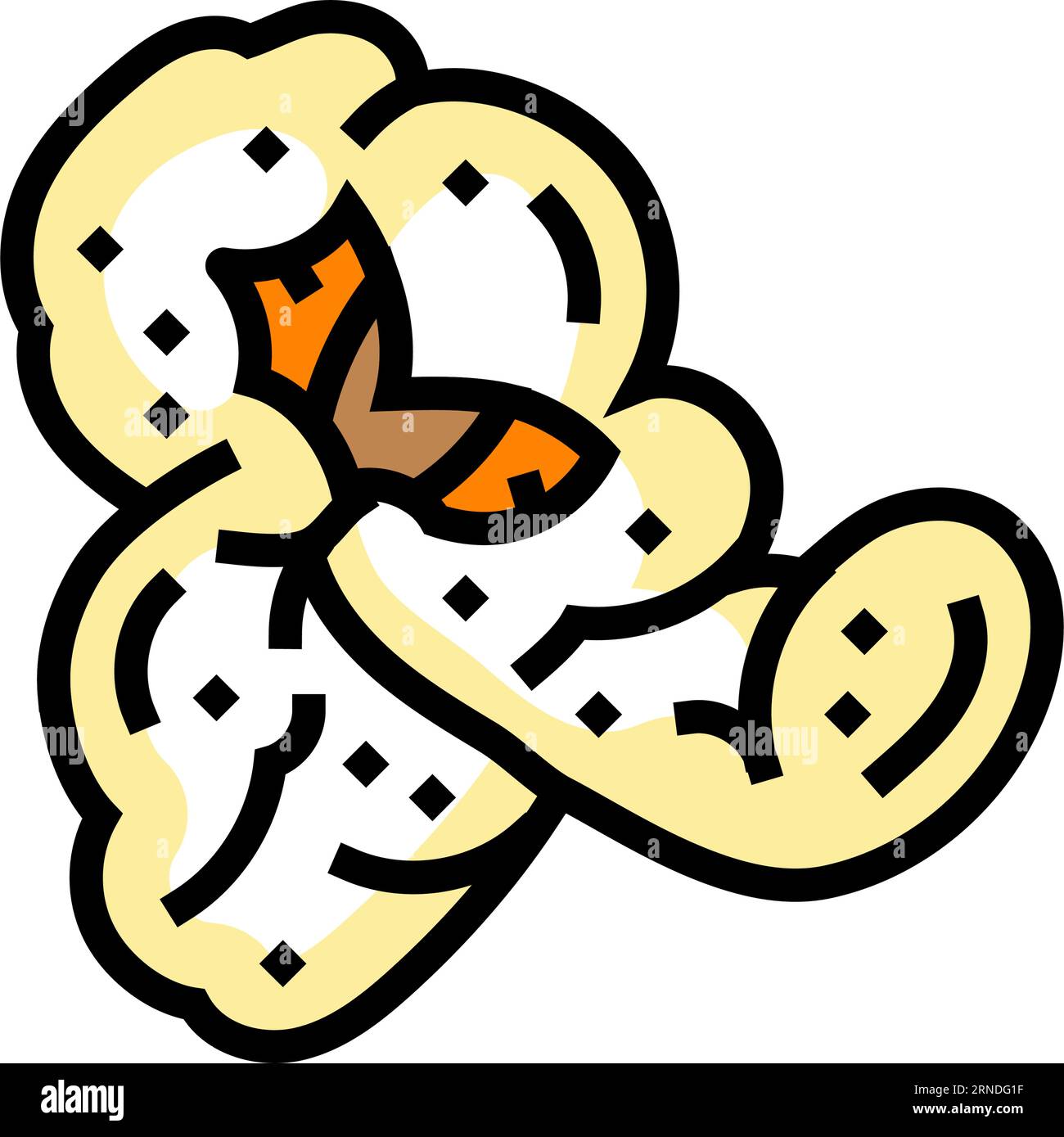 Popcorn falling Stock Vector Images - Alamy