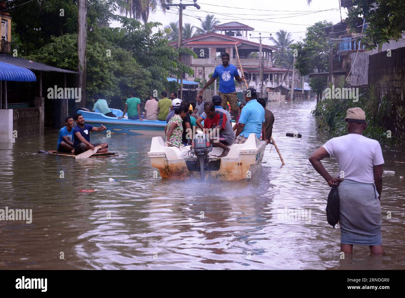 Überschwemmungen in Sri Lanka (160520) -- COLOMBO, May 19, 2016 ...