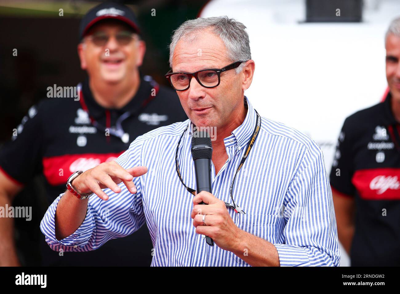 Monza, Italy. 31st Aug, 2023. Stefano Domenicali (ITA, President & CEO ...