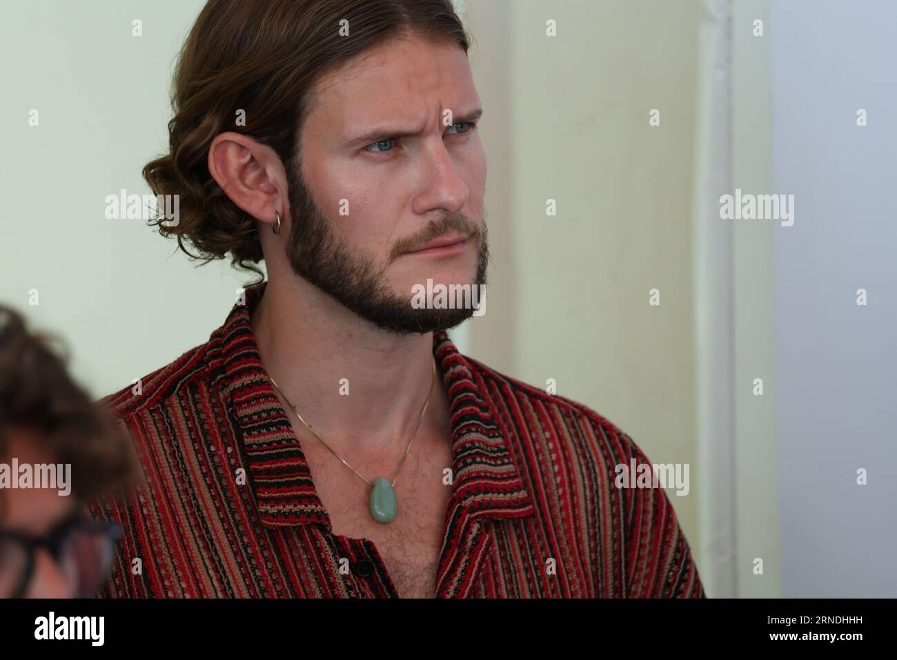 Lido Di Venezia, Italy. 01st Sep, 2023. Simon Bennebjerg attends a ...