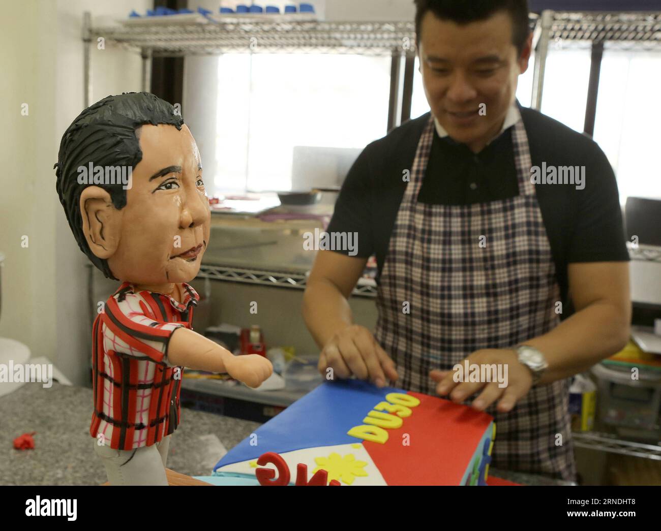 (160521) -- QUEZON CITY, May 21, 2016 -- Bakeshop owner Tristan Carlos ...