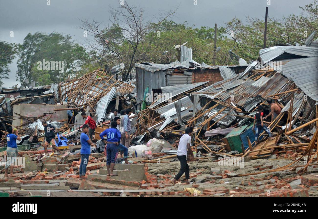 CHITTAGONG, May 21, 2016 -- Photo taken on May 21, 2016 shows a scene ...