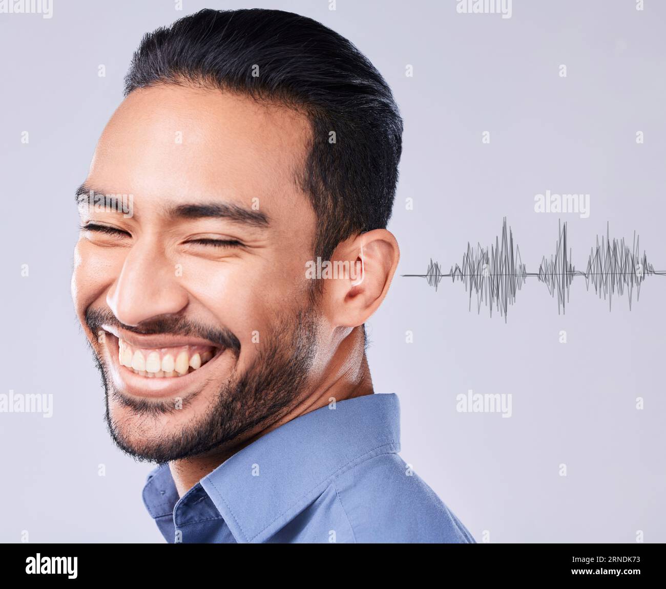3d man listen hi-res stock photography and images - Alamy
