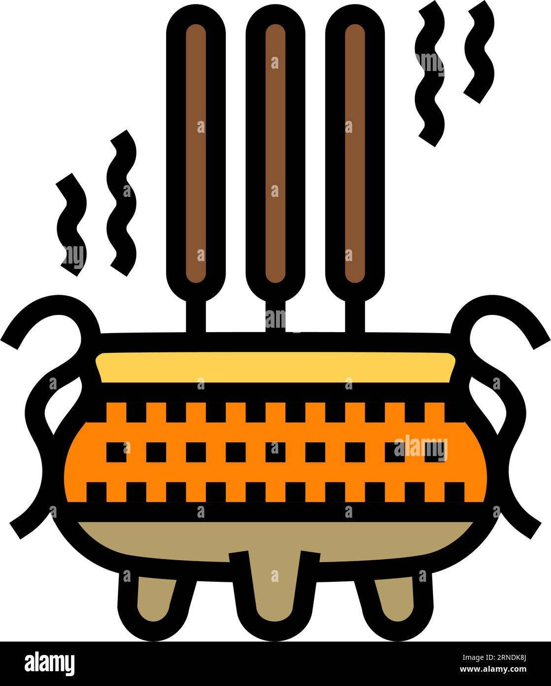 daoist incense taoism color icon vector illustration Stock Vector Image ...
