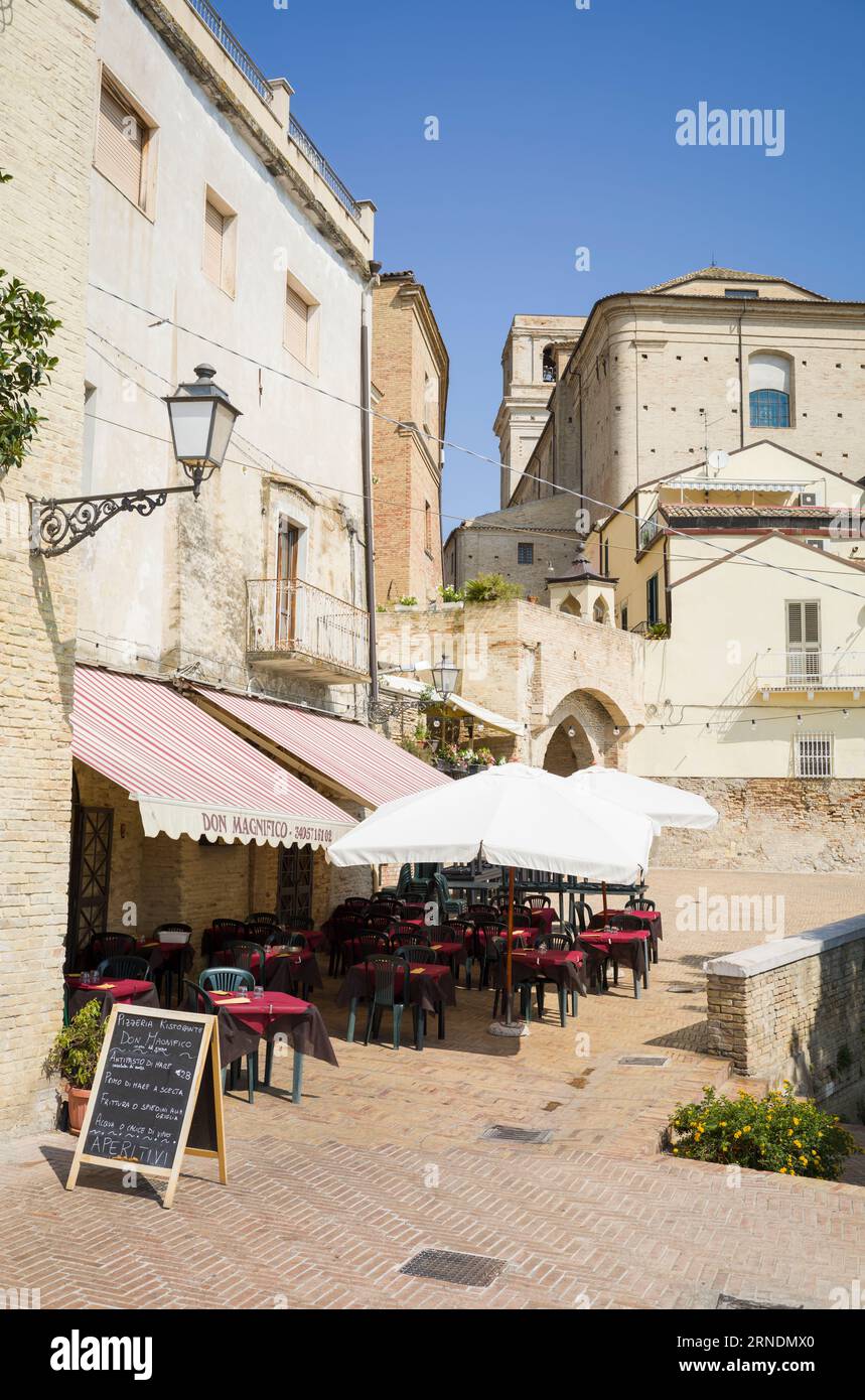Vasto old town, Vasto, Province of Chieti, Abruzzo, Italy Stock Photo ...