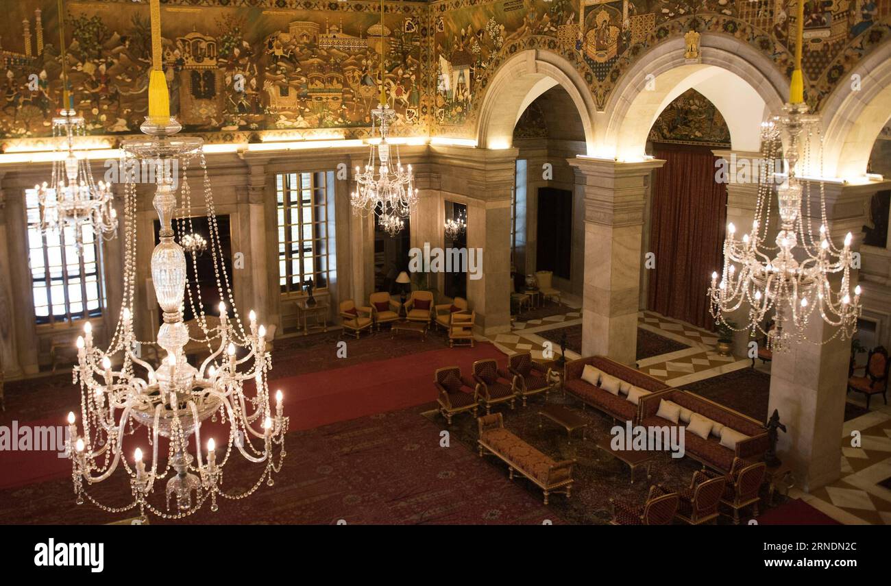 Photo taken on May 22, 2016 shows the Ashoka Hall, one of the main ...