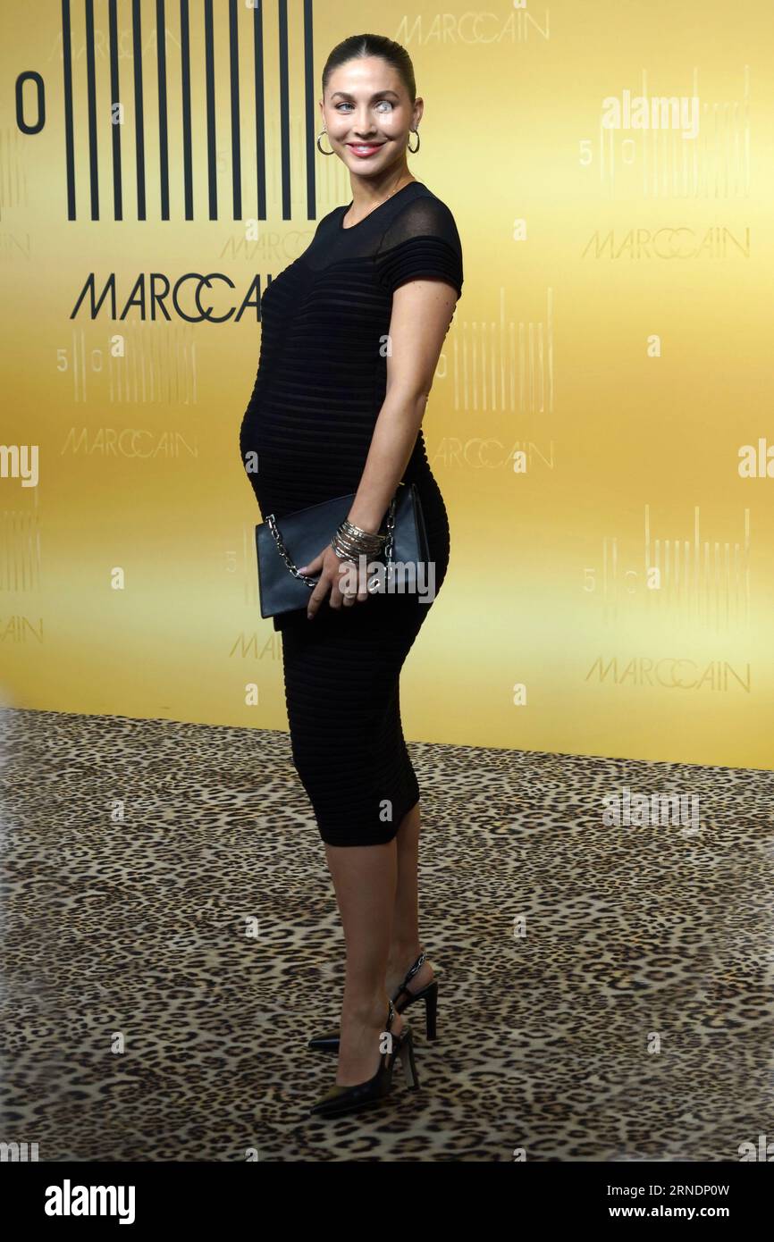 Ann-Kathrin Goetze during the Marc Cain 50 years anniversary fashion ...