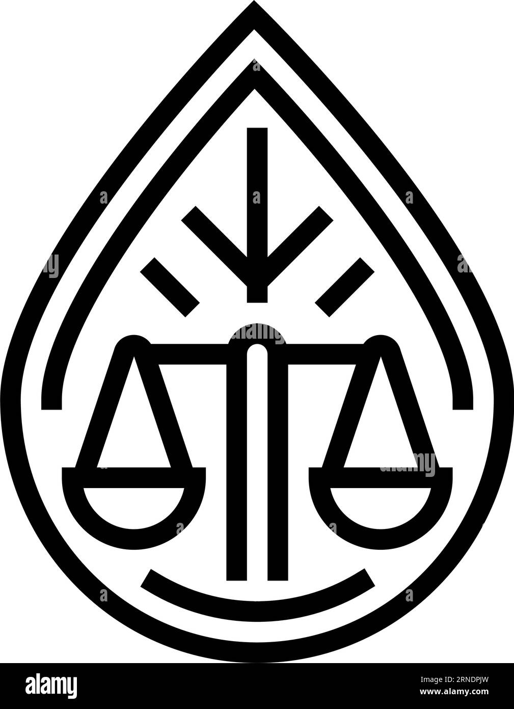 environmental compliance line icon vector illustration Stock Vector ...