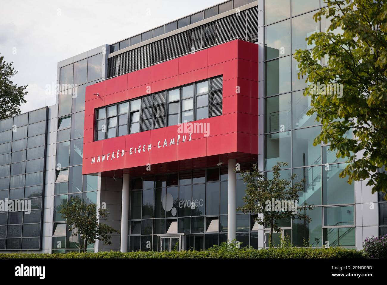 Hamburg, Germany. 30th Aug, 2023. Exterior view with "Manfred Eigen ...