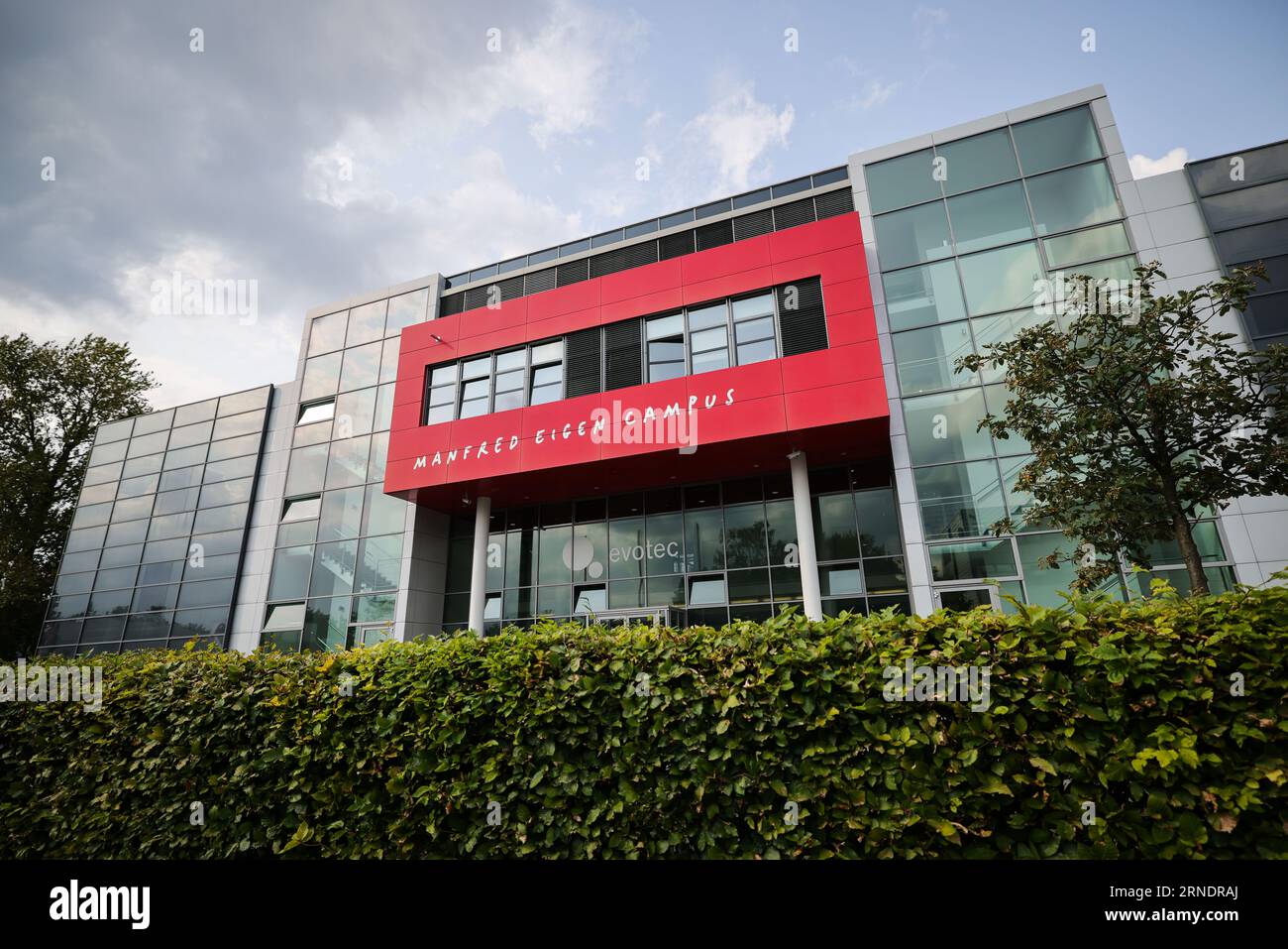 Hamburg, Germany. 30th Aug, 2023. Exterior view with "Manfred Eigen ...
