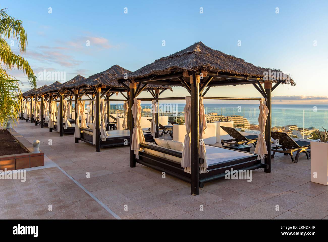 Resort bali beds hi-res stock photography and images - Alamy