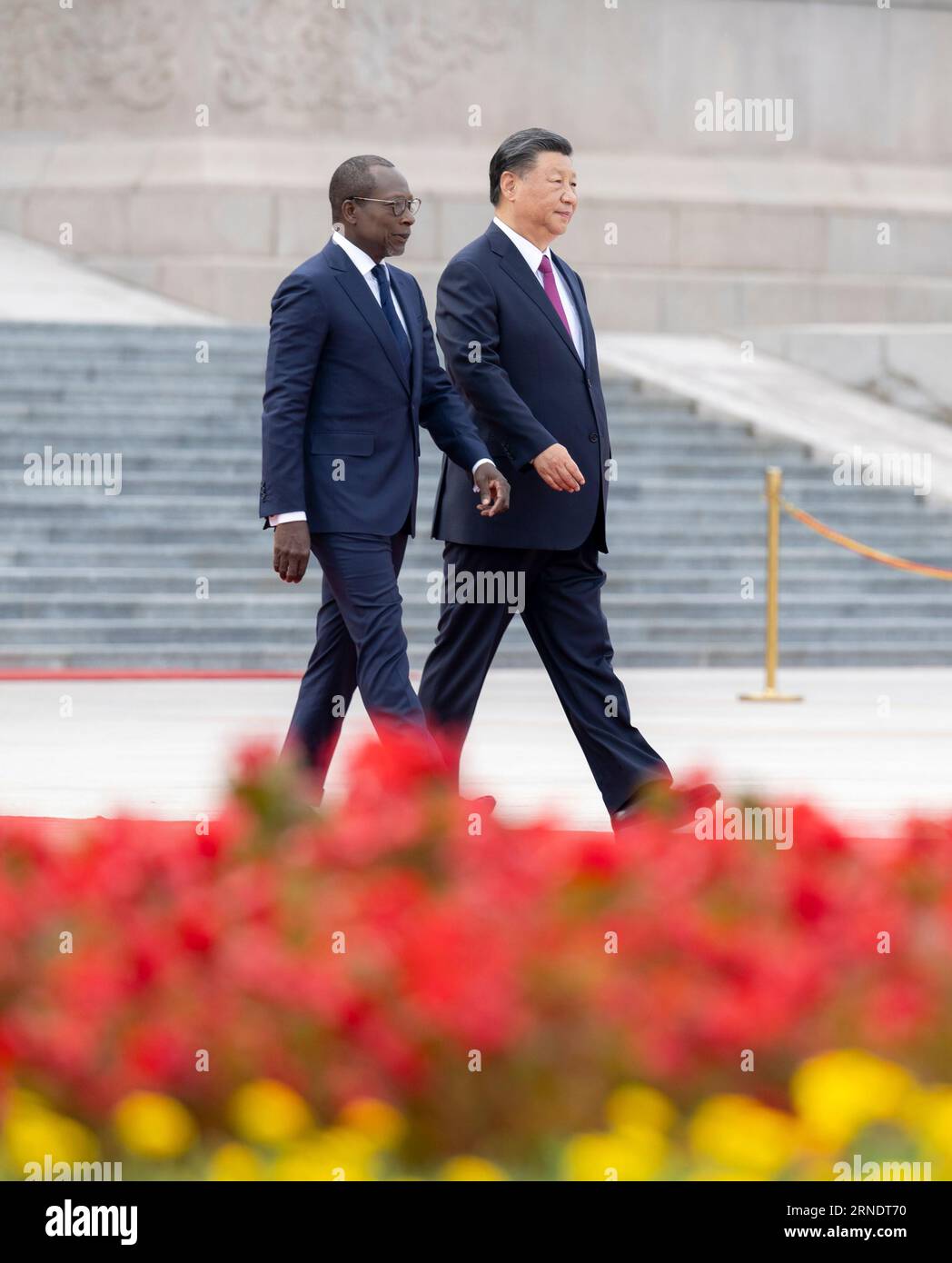 Beijing, China. 1st Sep, 2023. Chinese President Xi Jinping holds a ...