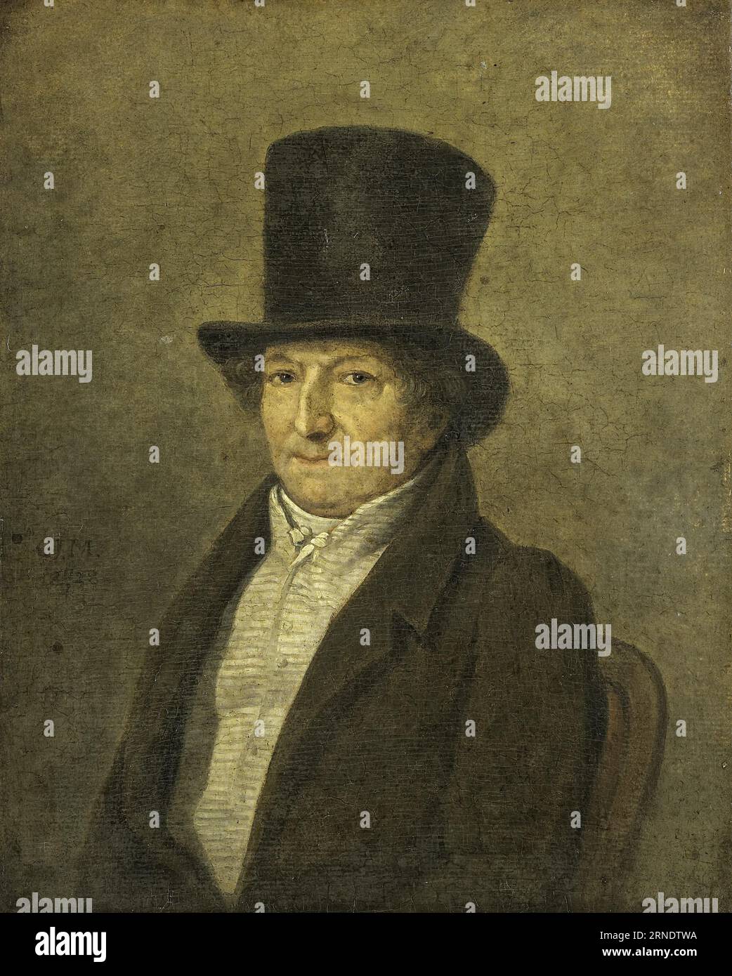 Portrait of Jean Bernard, Art Collector and Painter in Amsterdam 1828 ...