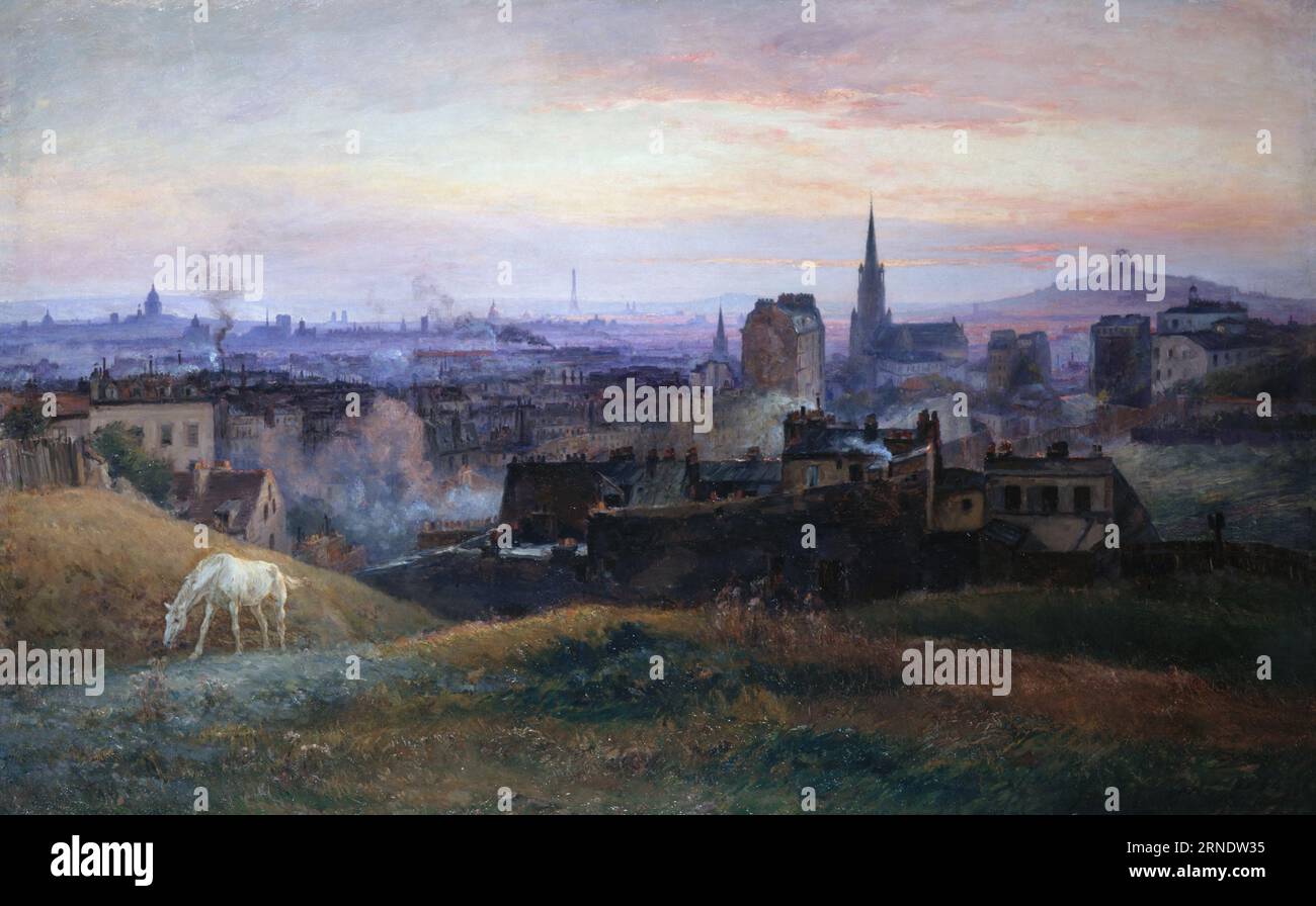 Vue panoramique de Paris, prise des hauteurs de Ménilmontant 1894 by ...