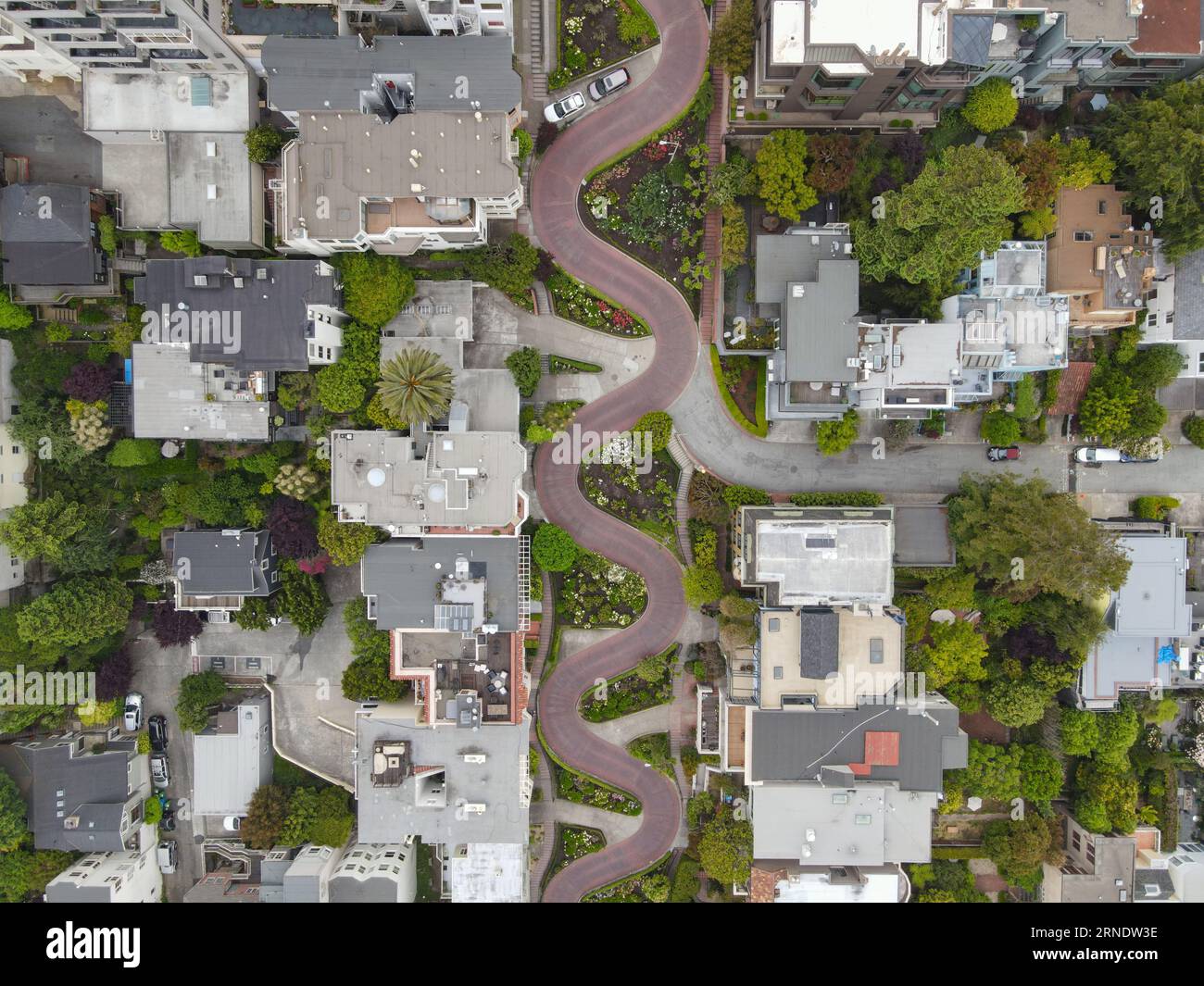Aerial road symmetry hi-res stock photography and images - Alamy