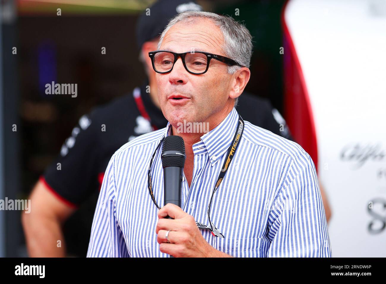 Monza, Italy. 31st Aug, 2023. Stefano Domenicali (ITA, President & CEO ...