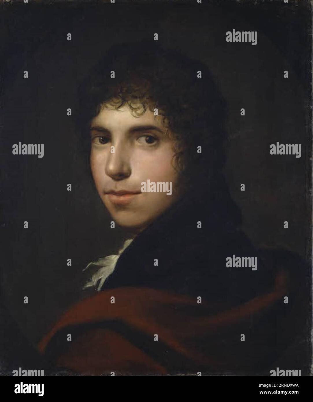 Self-portrait circa 1800 by Johann Martin von Rohden Stock Photo - Alamy