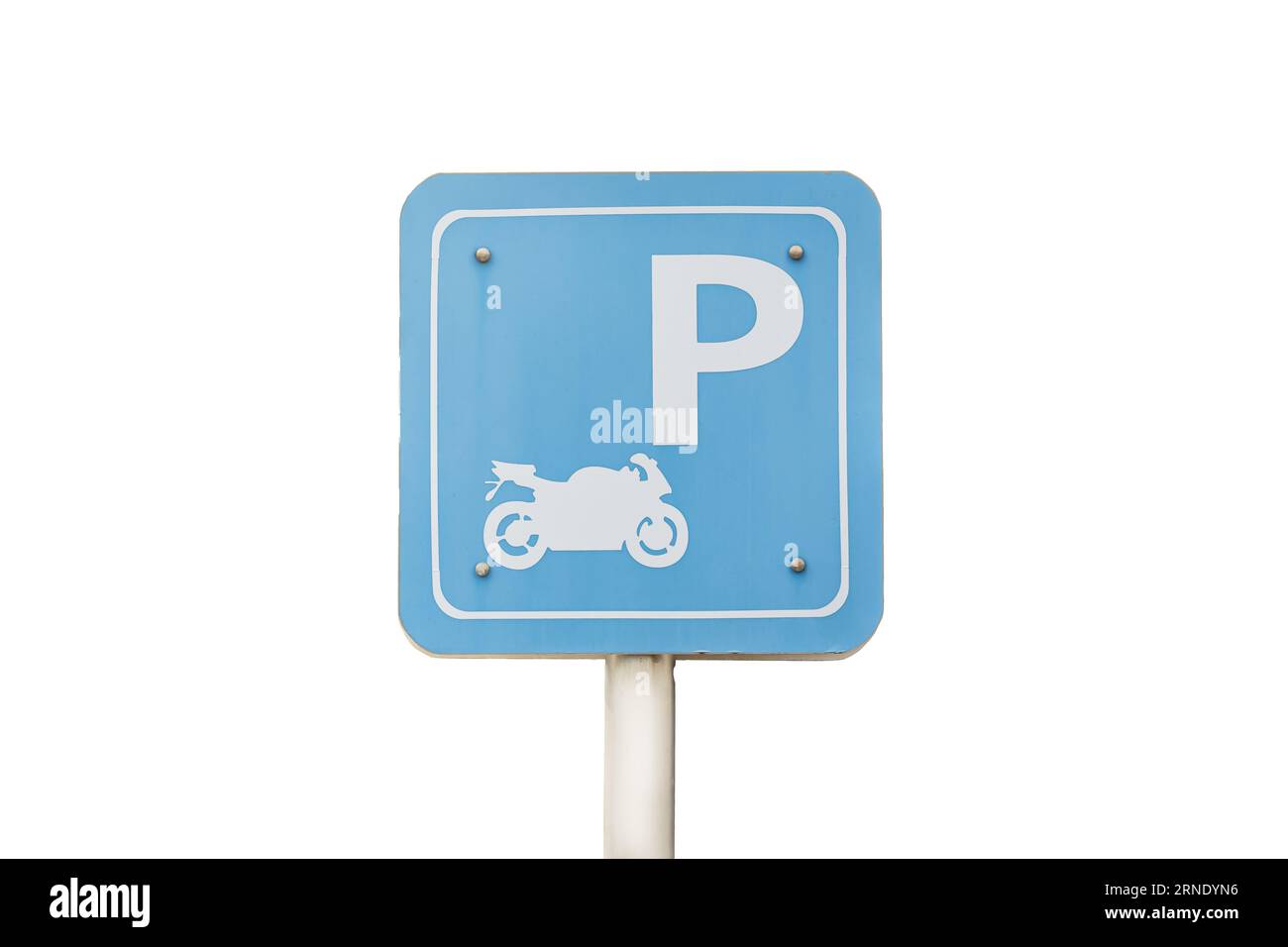 Parking sign for motorcycles, motorbikes, mopeds and scooters, isolate ...