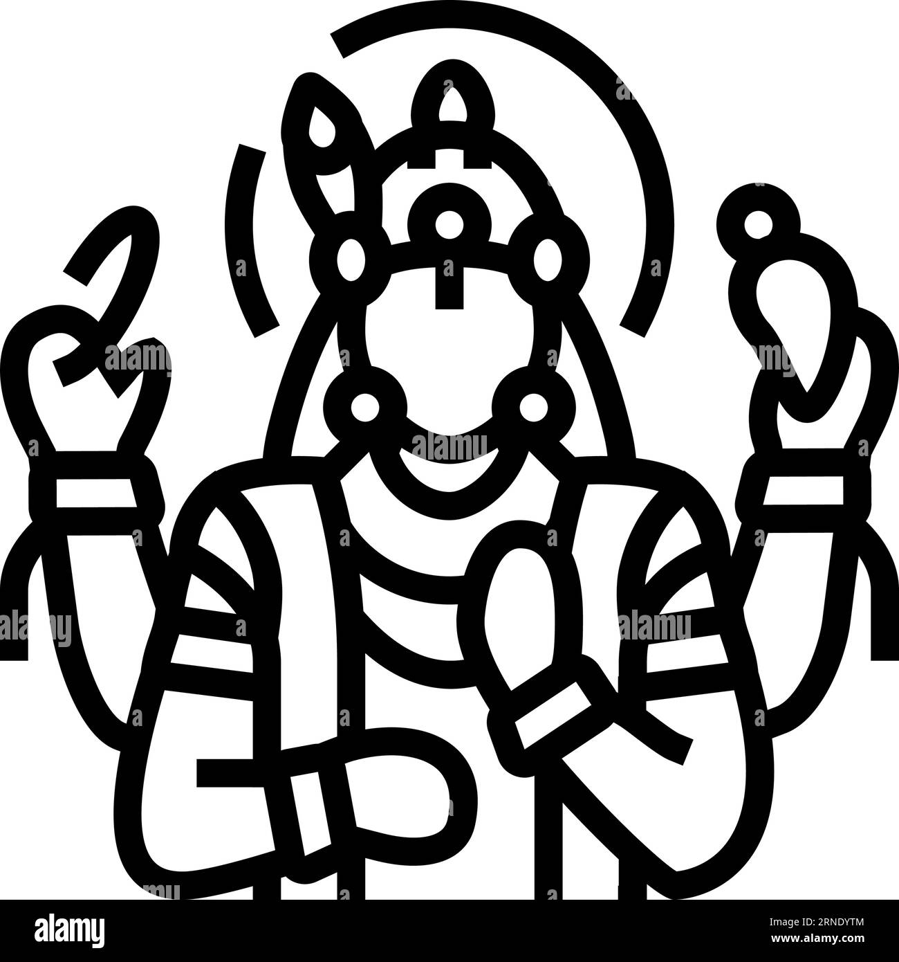 vishnu god indian line icon vector illustration Stock Vector Image ... vishnu god indian line icon vector illustration Stock Vector Image ...