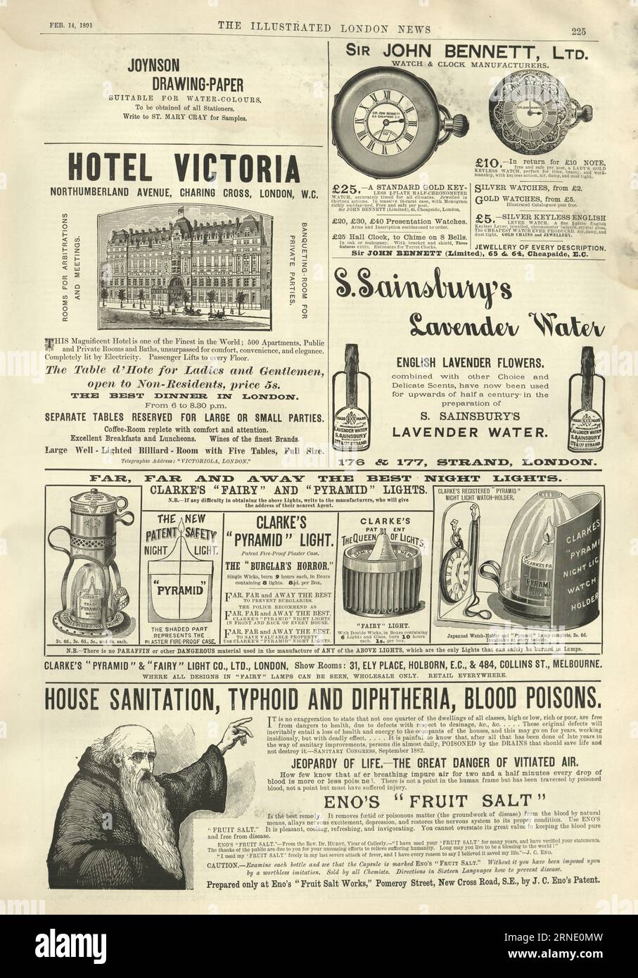 Vintage fairy light advert hi-res stock photography and images - Alamy