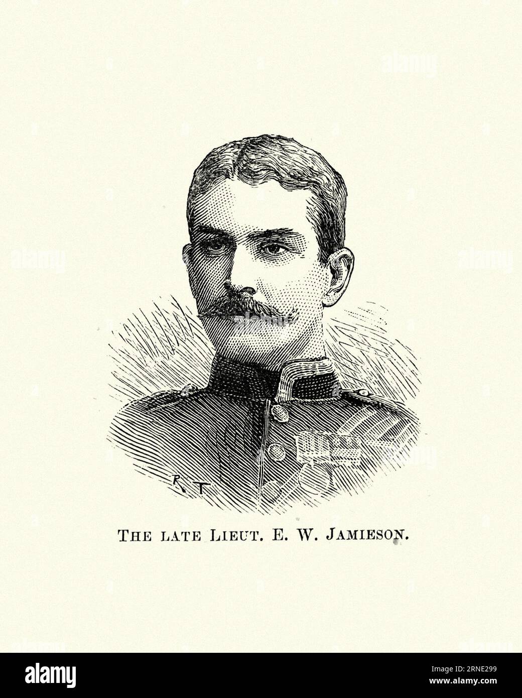 British army officer Lieutenant Edmond Walter Jamieson who was killed ...