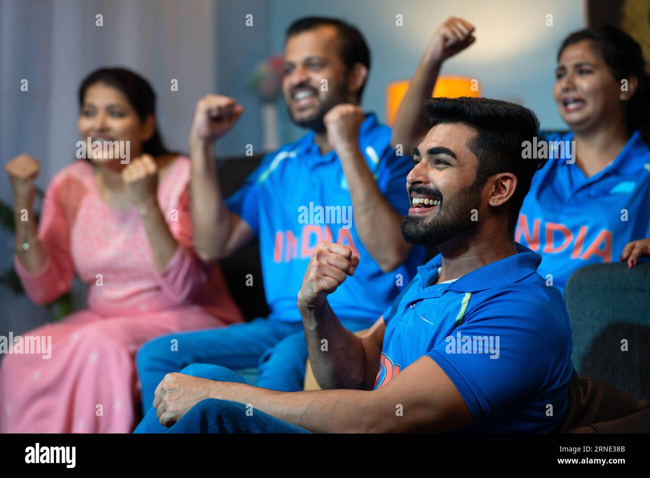 Cricket india team group hi-res stock photography and images - Alamy